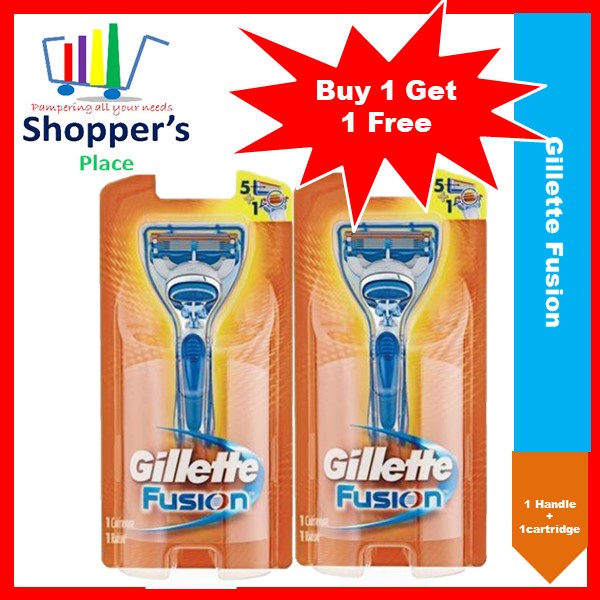 Gillette Fusion Proshield Handle/Fusion Handle -Buy 1 get 1 Free ...