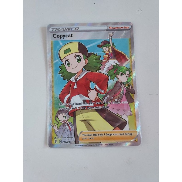 Pokemon copycat full art trainer supporter evolving skies card | Shopee ...