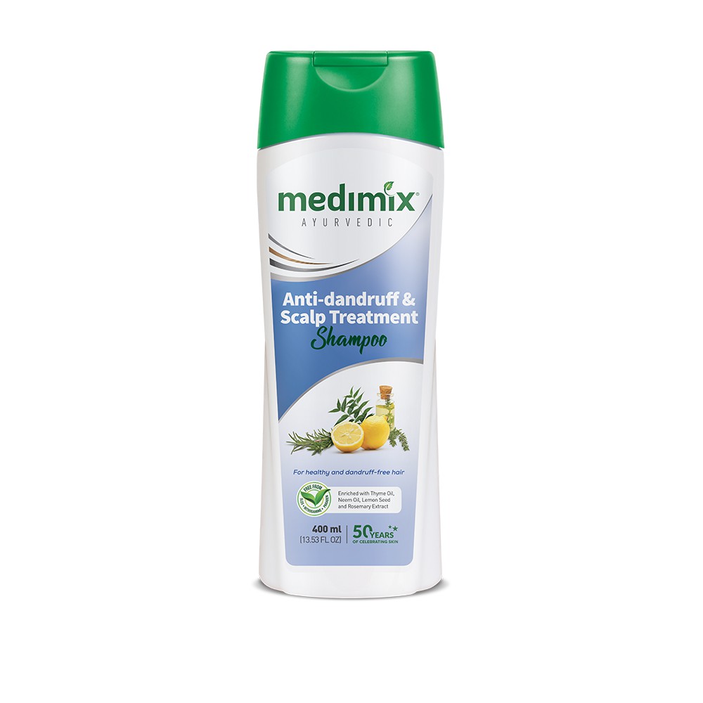 Medimix Ayurvedic Anti-dandruff and Scalp treatment shampoo 400ml ...