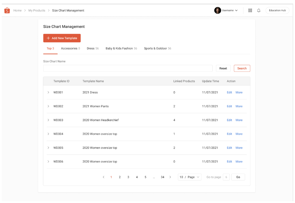 Size Chart Creation Tool | Shopee PH Seller Education Hub