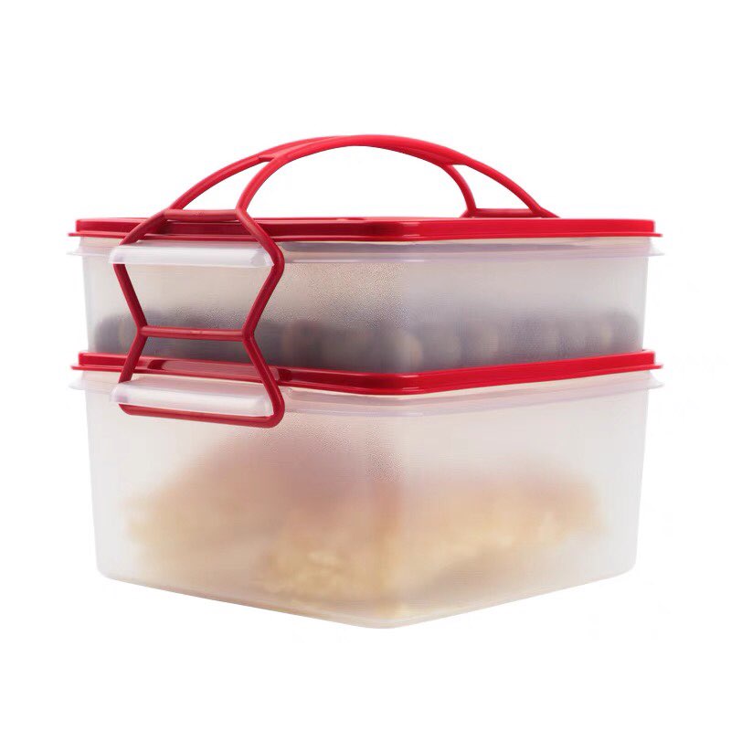 Set 2 TUPPERWARE 2L-4L COOLING BOX WITH RED CROSS | Shopee Singapore