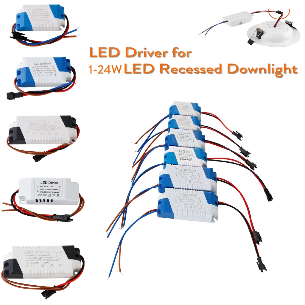 LED Driver Power Supply For Dimmable LED Recessed Ceiling Down Lights ...