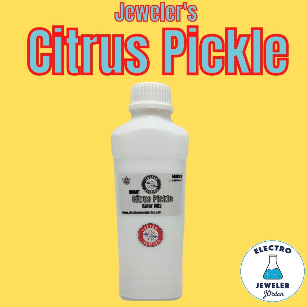 Jewelers Citrus. Pickle Fast Acting Pickle. Cleans off Used Solder Flux ...