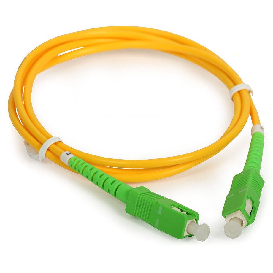 3m 5m Fiber Optic SC Patch Cable Network Cord Jumper M1 Starhub Singtel ...