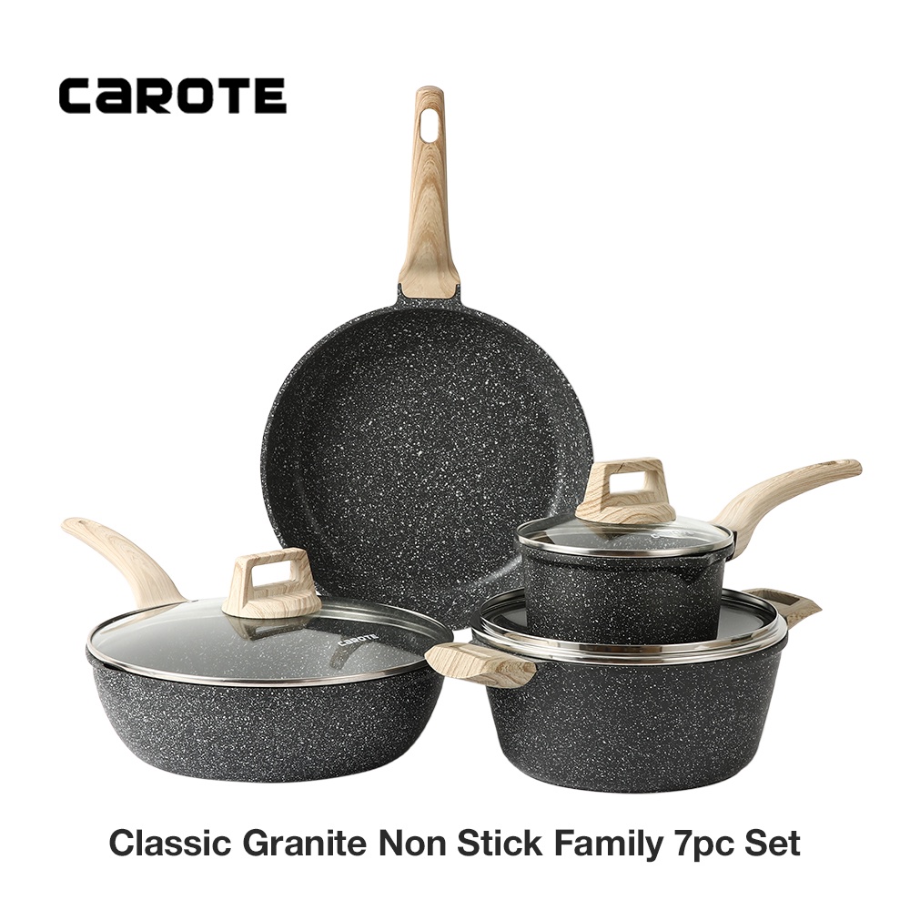 Carote Non-stick Cookware Set 4 pieces 24CM Casserole 24CM Fryingpan ...