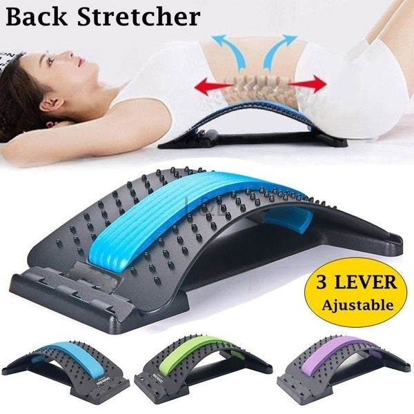 Back Massager Stretcher Back Support Waist Neck Relax Mate Pain Relief ...