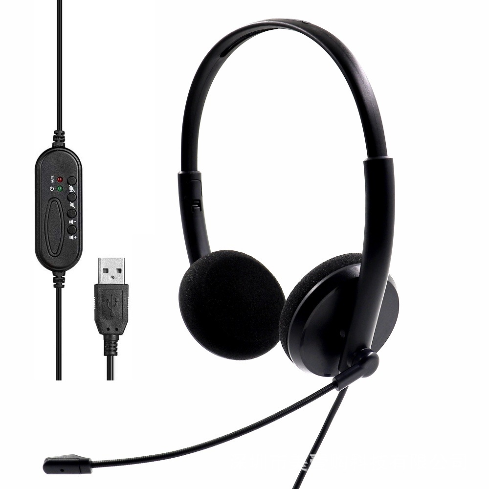 Call Center Noise Reducers Flexible Bluetooth Headset With Noise
