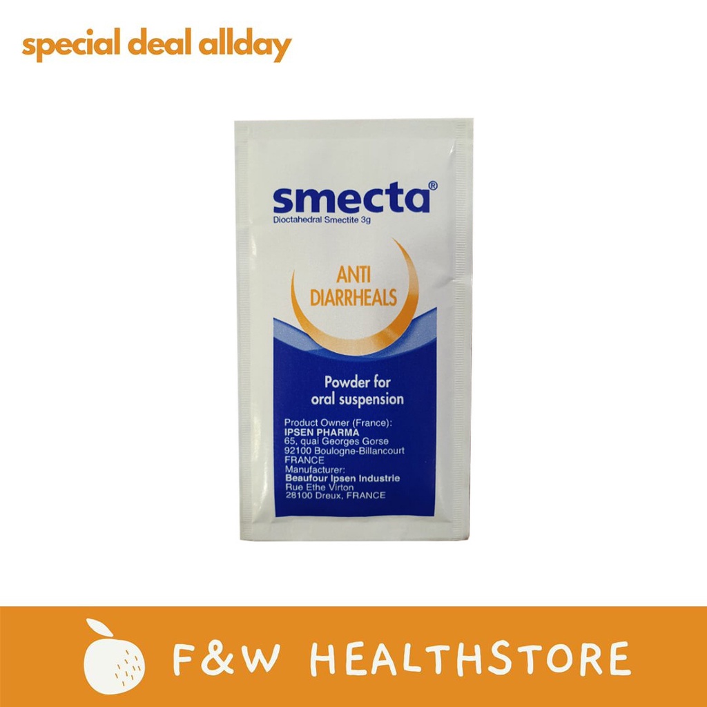 Smecta Dioctahedral Smectite Anti Diarrheals For Infants and Adults ...