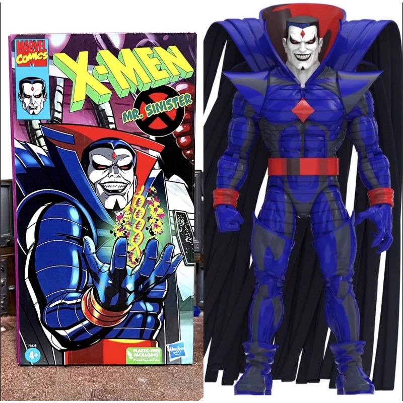 Hasbro Marvel Legends Retro VHS 90s Animated X-men Mr Sinister | Shopee ...