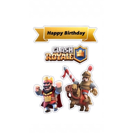 Topper clash royale / cake topper / cake Decoration / cake Accessories ...