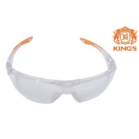 (SG Seller) Kings Safety Glasses White/ Black Safety Eyewear Goggle ...