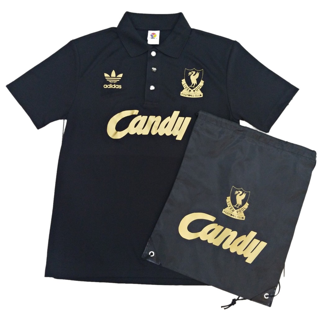 Candy Liverpool polo cotton with gold Free Bag | Shopee Singapore
