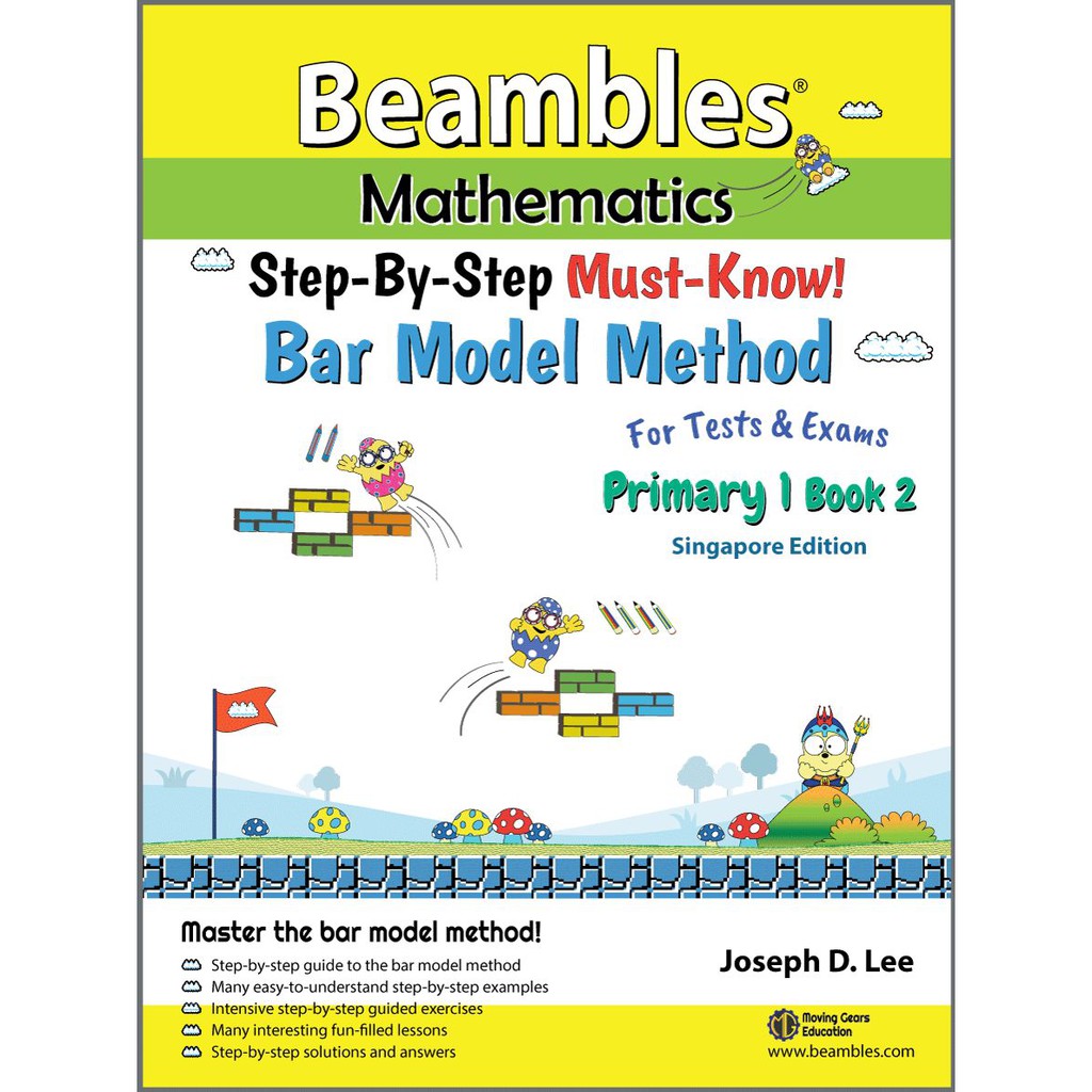 P1 Beambles Mathematics Maths Bar Model Method Primary 1 Math Book 2 (Primary 1 Maths Assessment ...