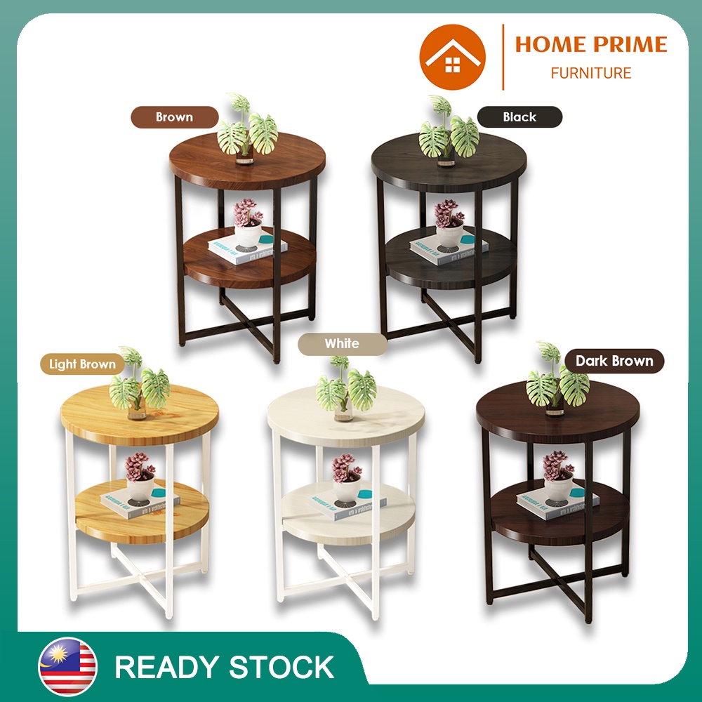 HP034 Modern Small Coffee Table Round Table Corner Several Sofa Side ...