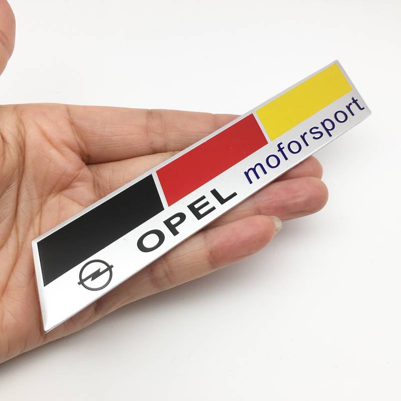 3D Aluminum for opel moforsport Emblem Badge Car Sticker For Opel Astra ...