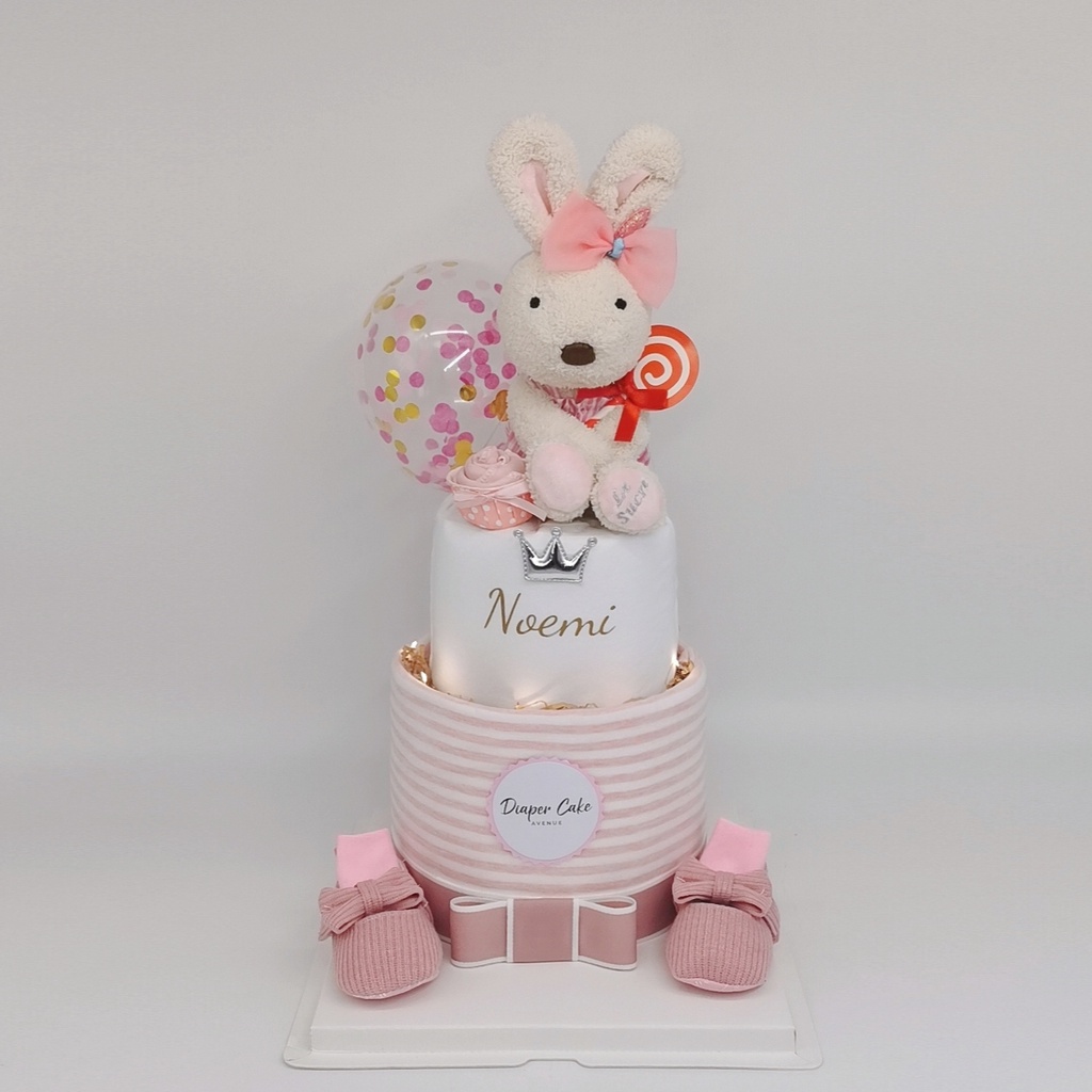 🇸🇬 🔥🔥🔥 2 Tier Diaper Cake - Le Sucre Bunny Baby Hamper for Newborn ...