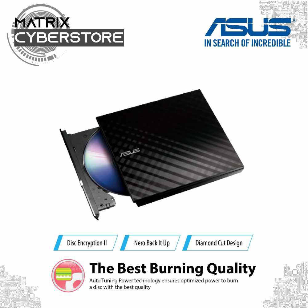 ASUS 8X Drive Slim CD/DVD-RW External DVD Writer USB 2.0. | Shopee ...