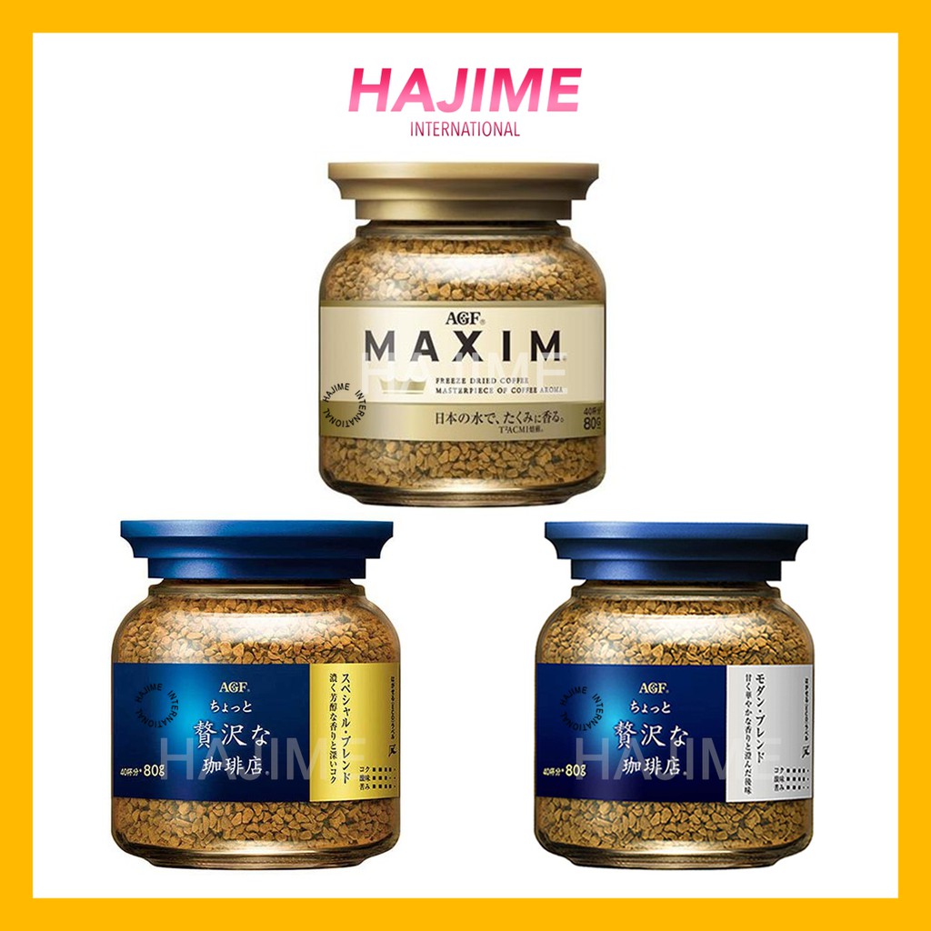 [Bundle of 2] AGF Maxim Luxurious Coffee Shop Special Blend / Gold ...