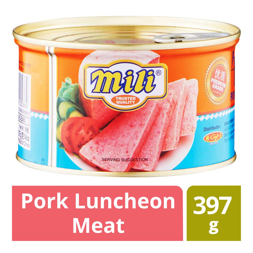 Mili Pork Luncheon Meat 397g 4pcs Canned Food | Shopee Singapore