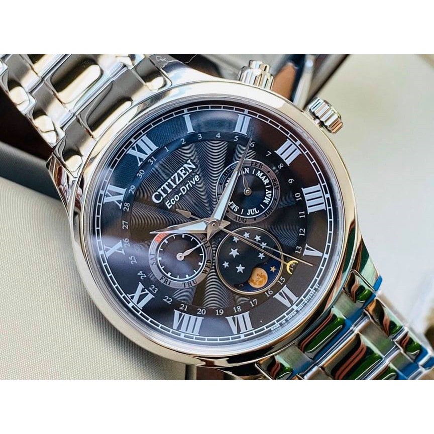 Citizen Eco-Drive Moon Phase Sapphire Mens Watch AP1050-81A