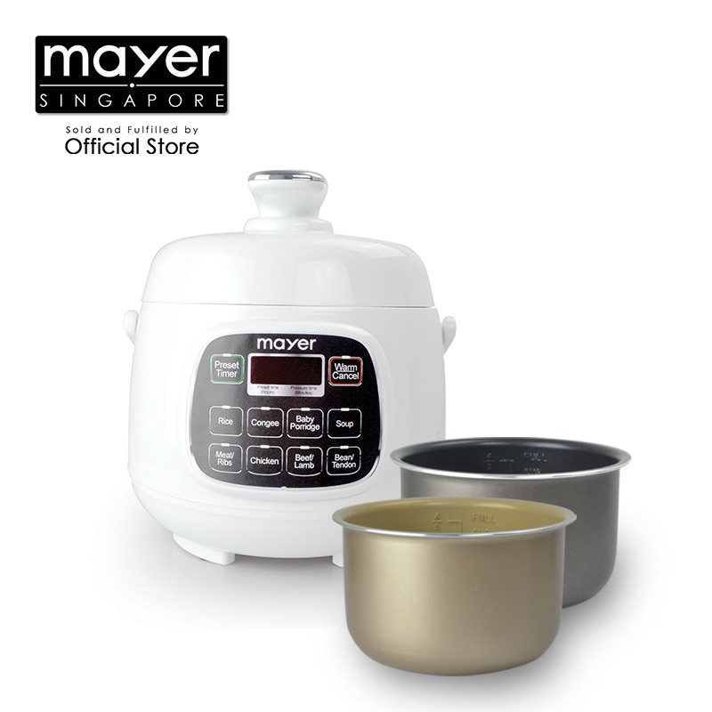 Mayer 1.6L Mini Pressure Cooker MMPC1650 | Shopee Singapore