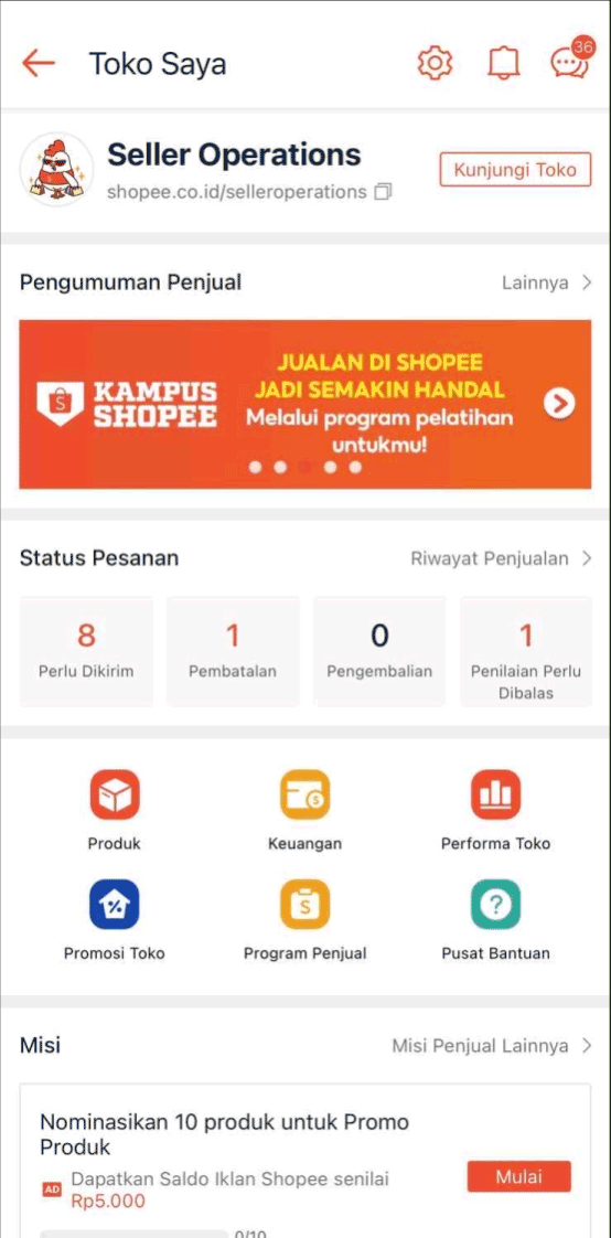 Memeriksa produk yang diturunkan | Pusat Edukasi Penjual [Shopee]