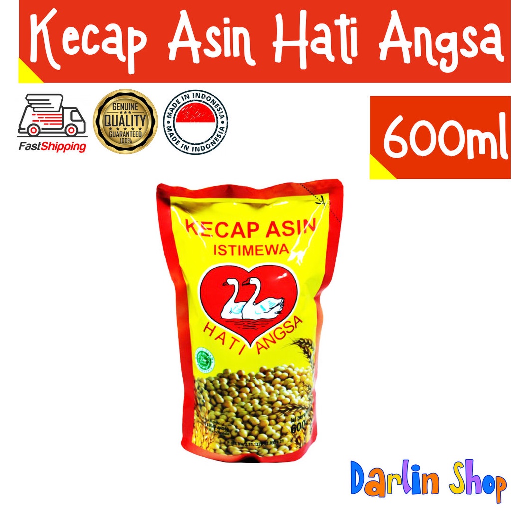 Kecap Asin HATI ANGSA 600ml | Shopee Singapore
