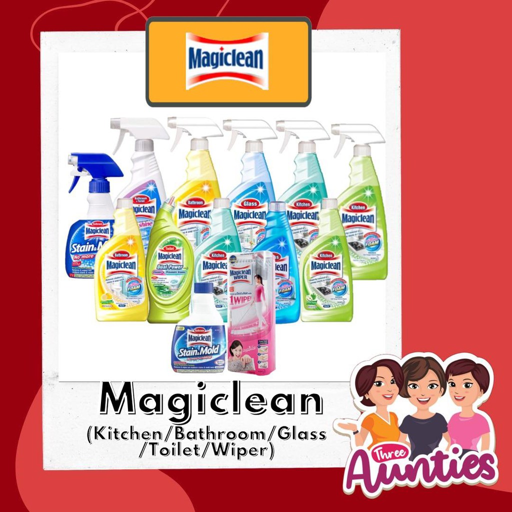 [Bundle of 2] Magiclean Cleaner Bathroom Toilet Bowl Kitchen Glass ...