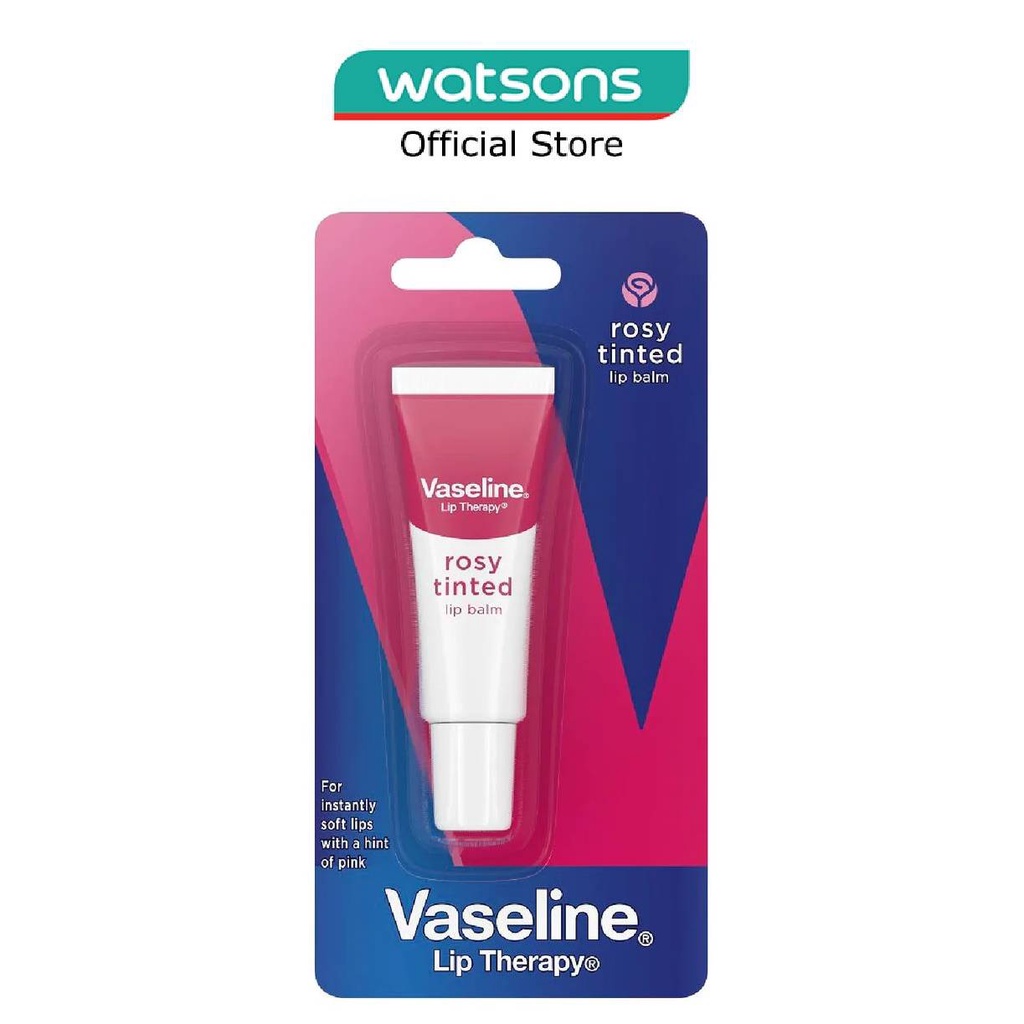 VASELINE Lip Therapy Rosy (For Soft Pink Healthy Looking Lips) 10g | Shopee Singapore