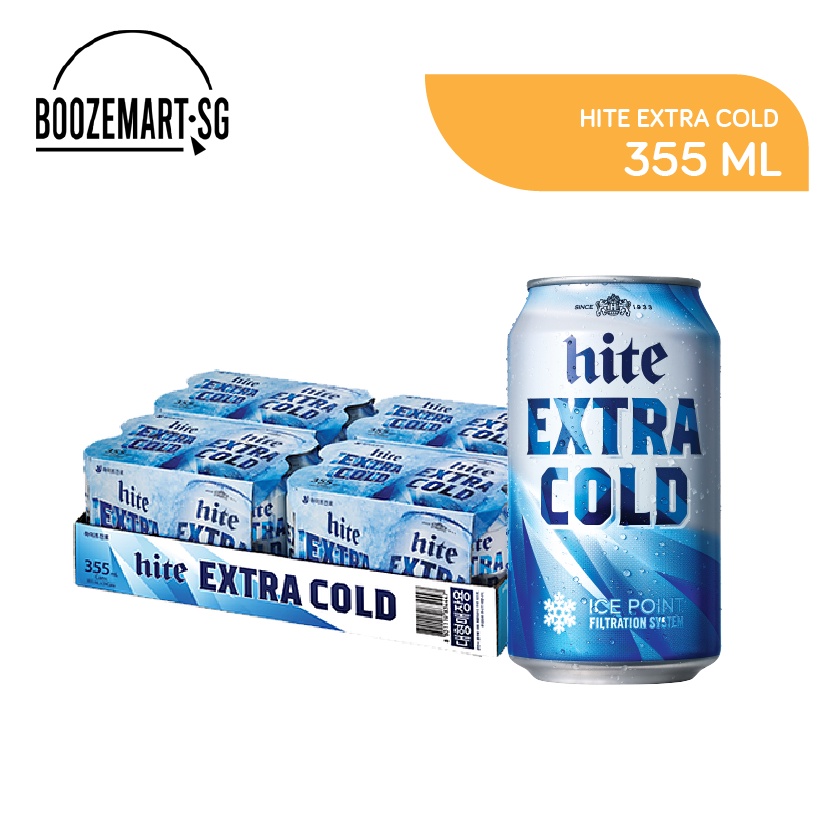 Hite Extra Cold 355ml - 6's / 12's / 24's | Shopee Singapore