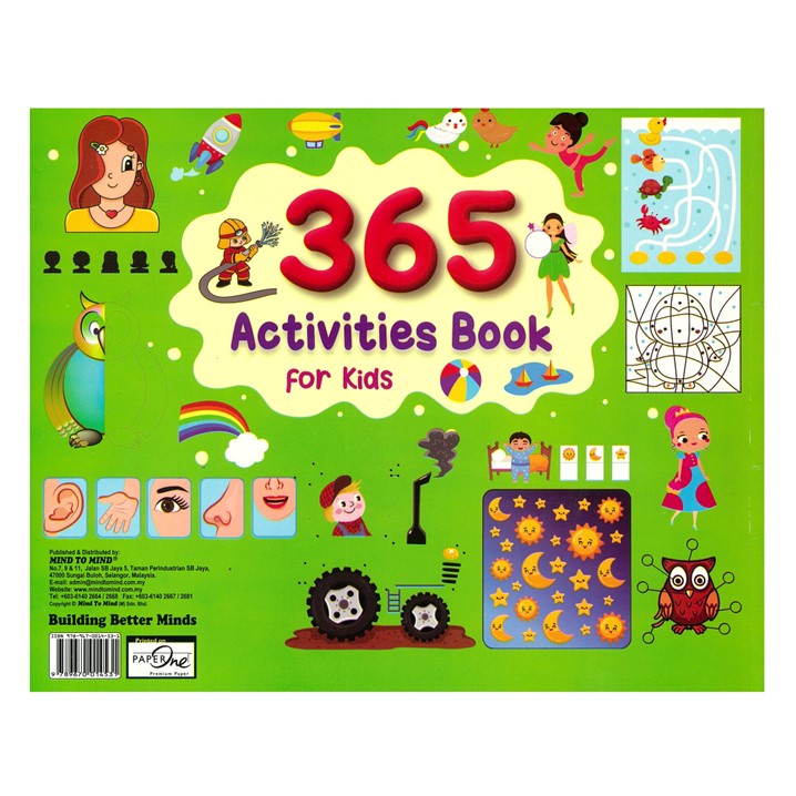365 Activities For Kids ( Green ) | Shopee Singapore