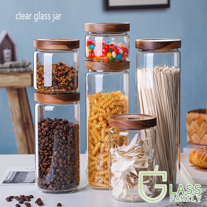 GF Clear Glass Jars Airtight Jars Food Storage Jars Kitchen Grain ... GF Clear Glass Jars Airtight Jars Food Storage Jars Kitchen Grain ...