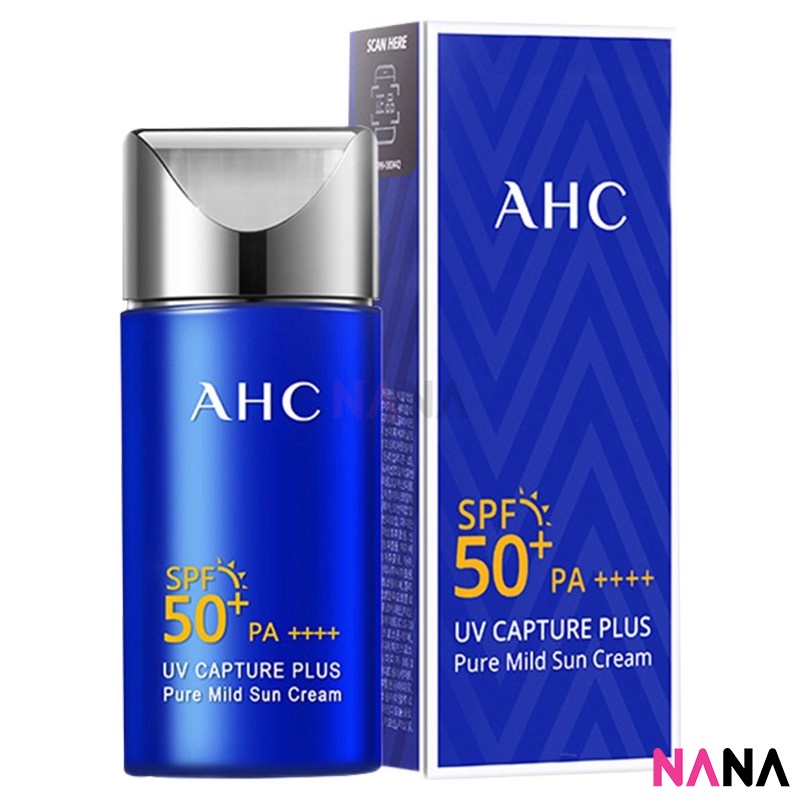AHC UV Capture Plus Pure Mild Sun Cream SPF50+ PA++++ 50ml | Shopee Singapore