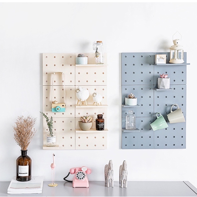 [SG Seller] Stick on DIY Wall Shelf / Modular Wall Shelf / Display ...