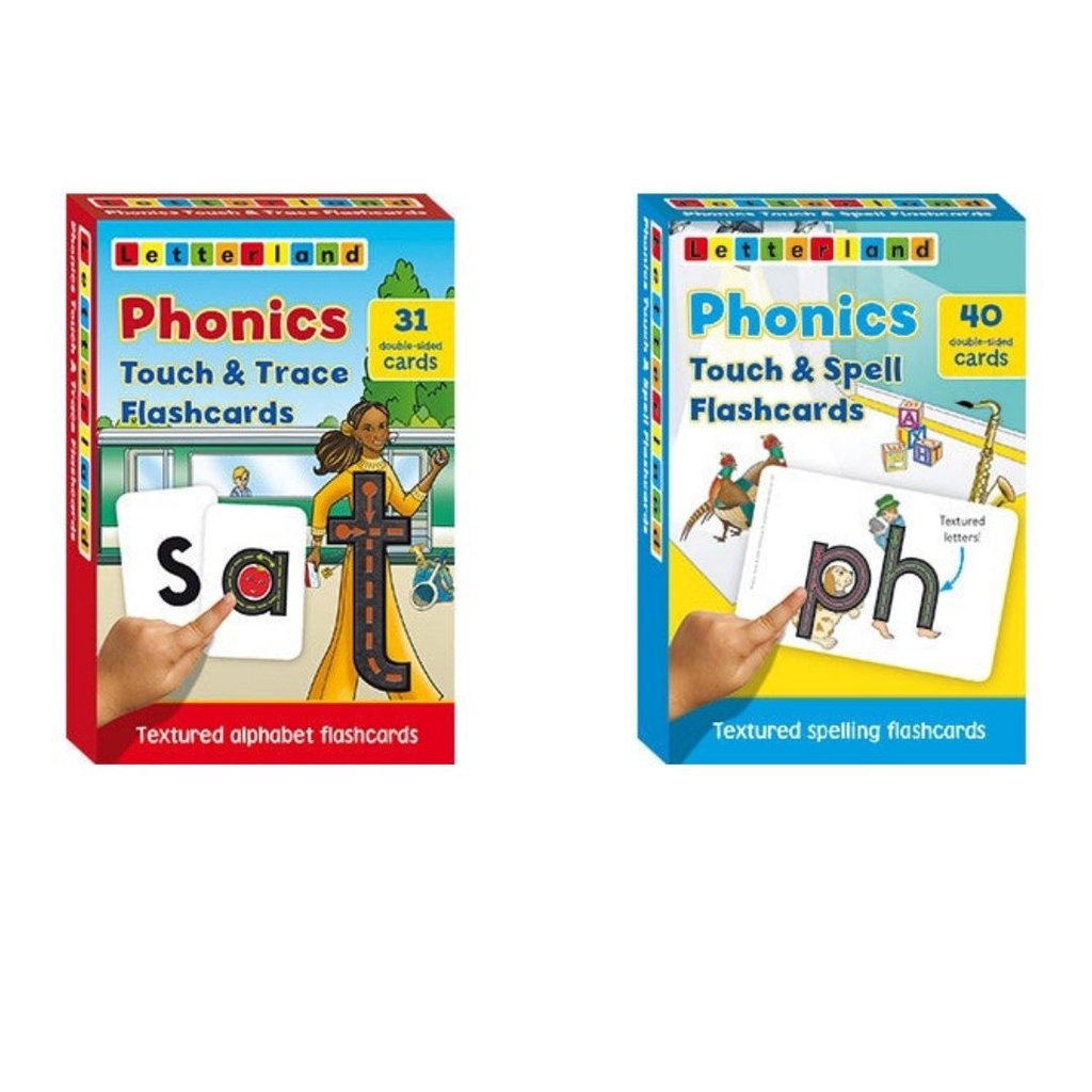Phonics Touch & Trace/Touch & spell Flashcards (Letterland) | Shopee ...
