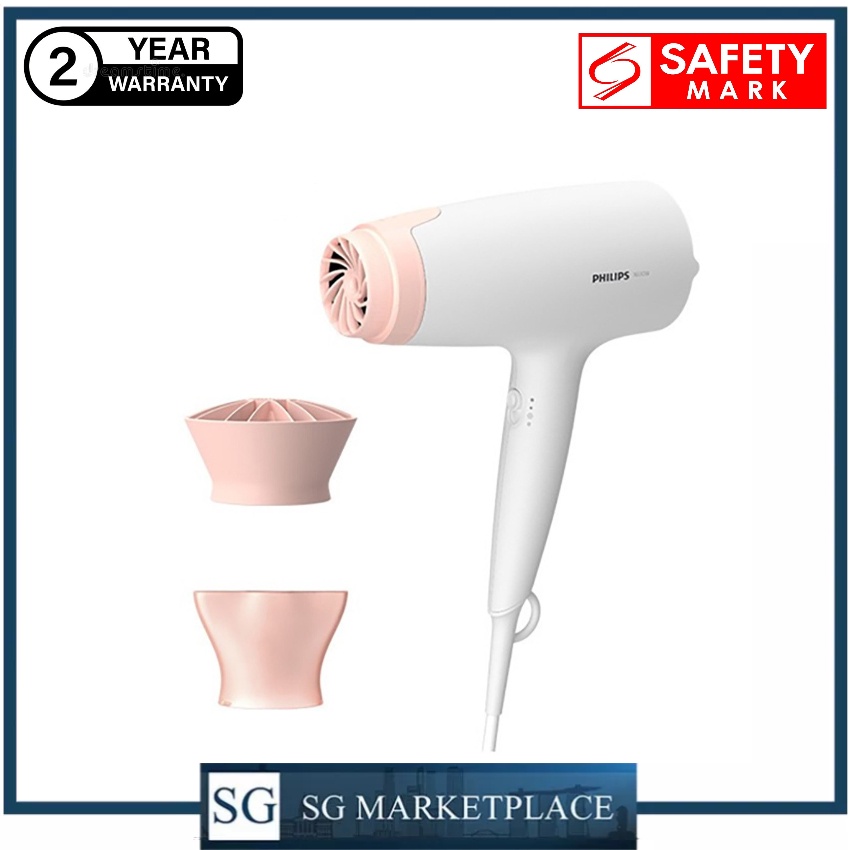 Philips BHD300/13 Hair Dryer. 3000 Series. ThermoProtect Technology. 1600W Drying Power. Cool ...