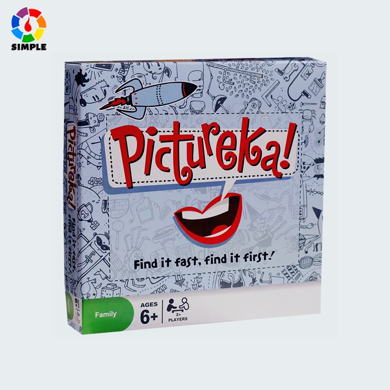 Pictureka! Puzzle Board Game Find It Fast 2-7 Players Family/Party ...