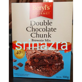 500gm BERYL'S Beryls Gourmet Double Chocolate Chunk Chip Cookie Brownie ...