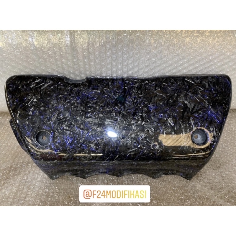 Carbon forged mix blue engine cover For honda jazz gk5 | Shopee Singapore