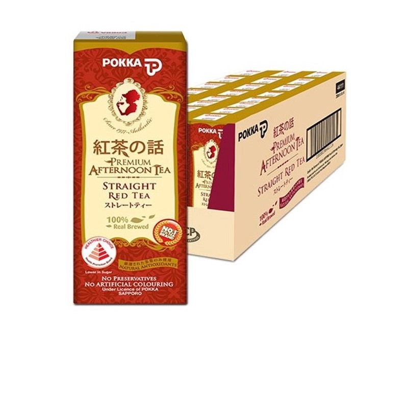 Pokka Afternoon Straight Red Tea (6S X 4 X 250Ml) | Shopee Singapore