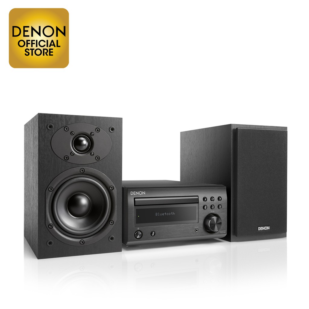 Denon D-M41 Compact Mini Hi-FI System + Denon N9 Speaker Blk | Shopee ...