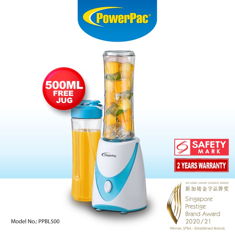 PowerPac Juice Blender Personal with 2X BPA Free Jugs (PPBL500 ...