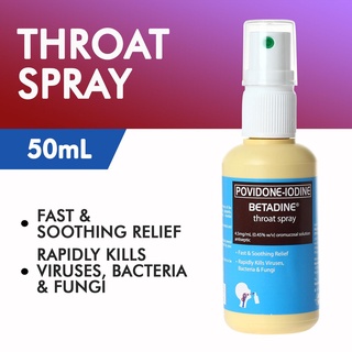 BETADINE SORE THROAT SPRAY 50ML | Shopee Singapore