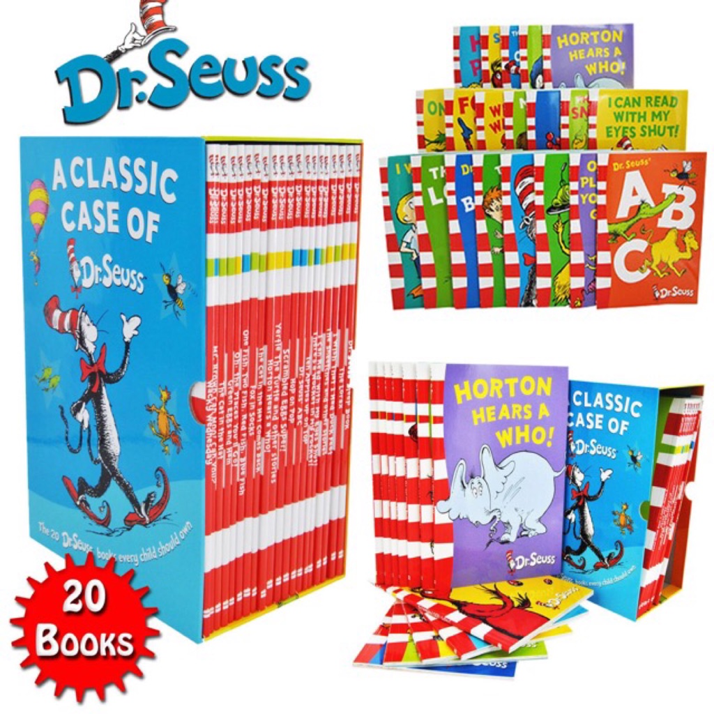 Dr Seuss Classic Collection - 20 Books Set Collection | Shopee Singapore