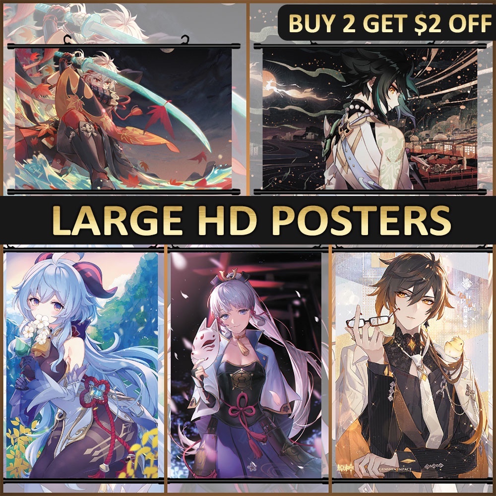 SG Genshin Impact Posters Genshin Poster Large Genshin Prints Genshin ...