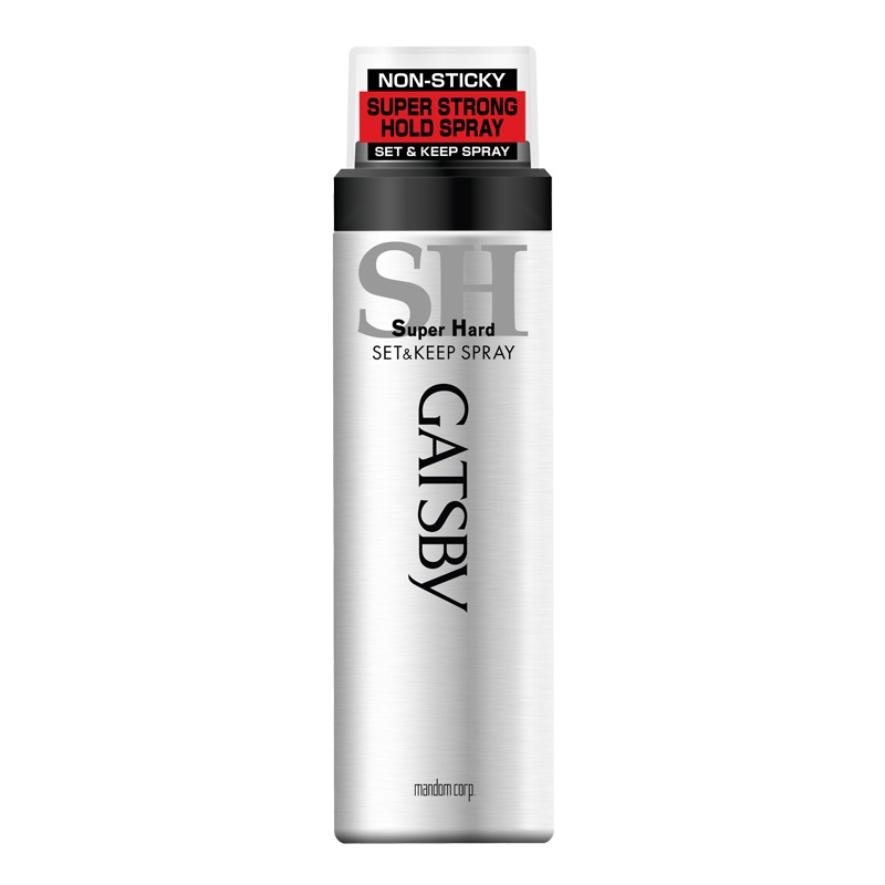 GATSBY Set & Keep Spray Super Hard (180g) | Shopee Singapore