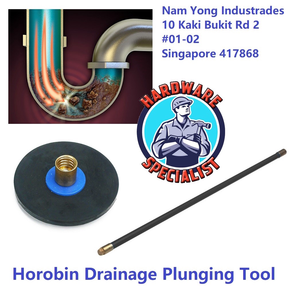 Horobin Drain Unclogged Rod / Drain Plunger Tool - MADE IN ENGLAND ...