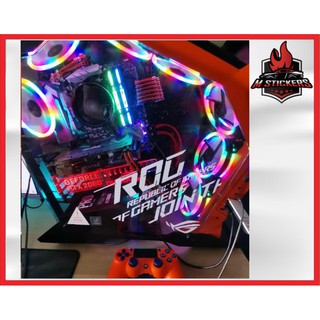 [M STICKERS] ROG STRIX REPUBLIC OF GAMER DECAL STICKER ASUS ACER DELL ...