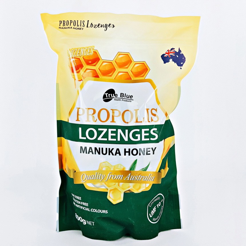 True Blue Propolis Lozenges Manuka Honey Candy 800g (5g × 160 tablets ...