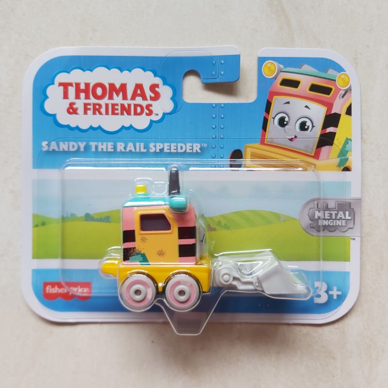 Thomas and Friends Track Master New Look SANDY The Rail Speeder All ... Thomas and Friends Track Master New Look SANDY The Rail Speeder All ...